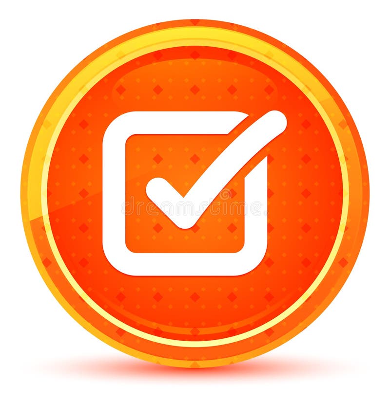 Orange Tick Box Stock Illustrations – 559 Orange Tick Box Stock ...
