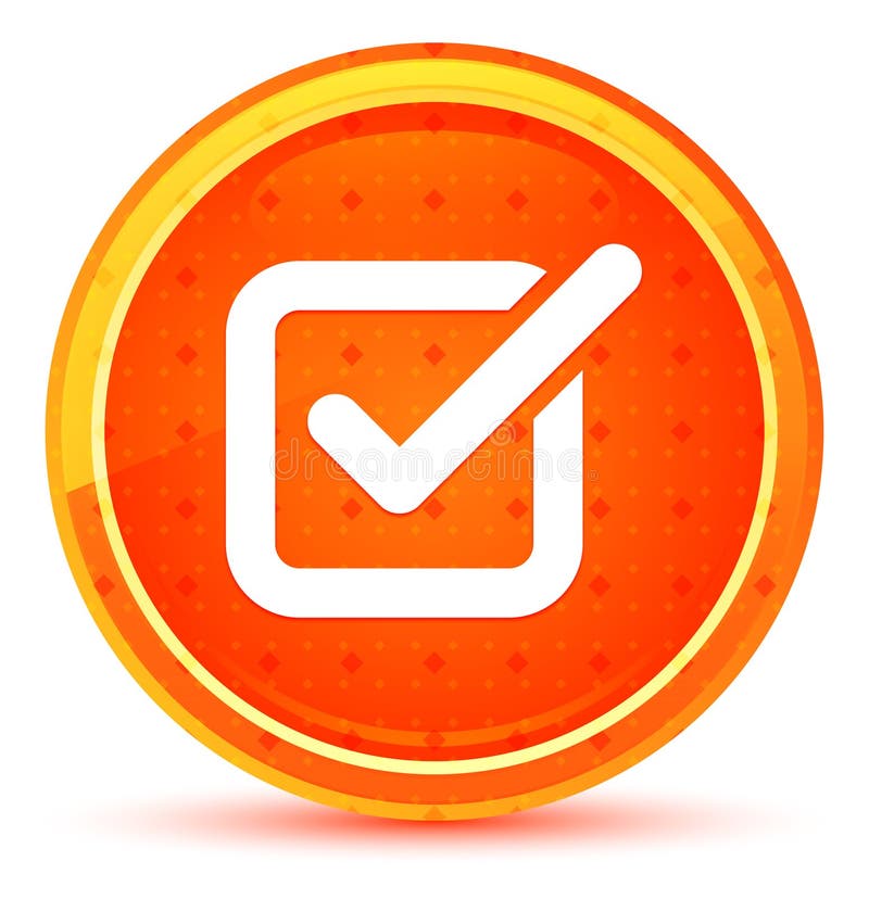 Orange Tick Box Stock Illustrations – 559 Orange Tick Box Stock ...