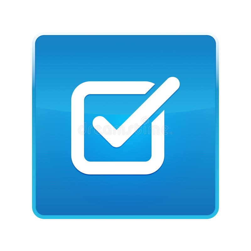 Check Box Icon Abstract Light Cyan Blue Hexagon Pattern Background ...