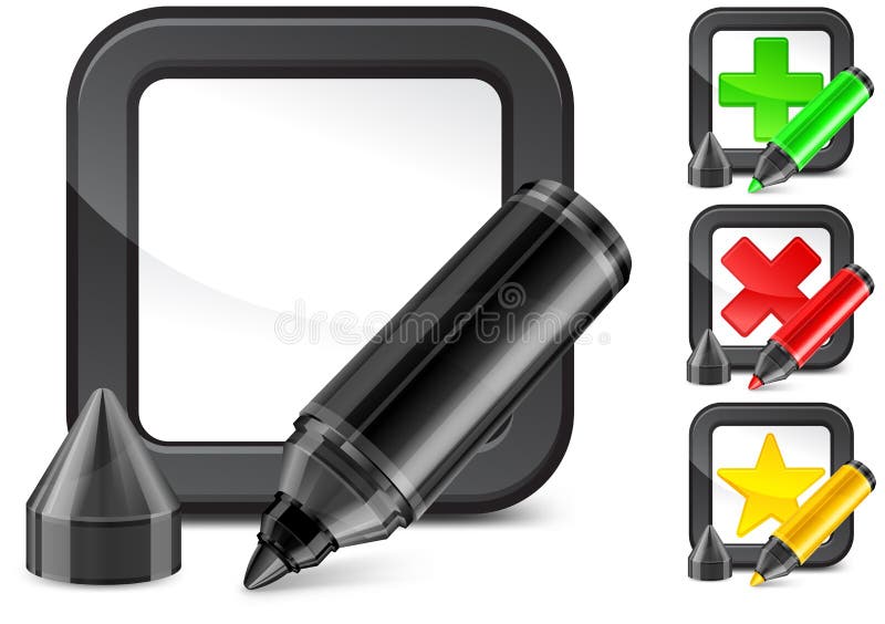 Vote check mark on white stock vector. Illustration of checkmark - 30273492