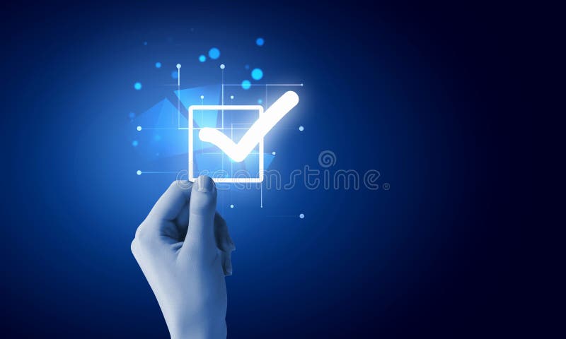 Check box and tick stock image. Image of positivity, business - 56905963