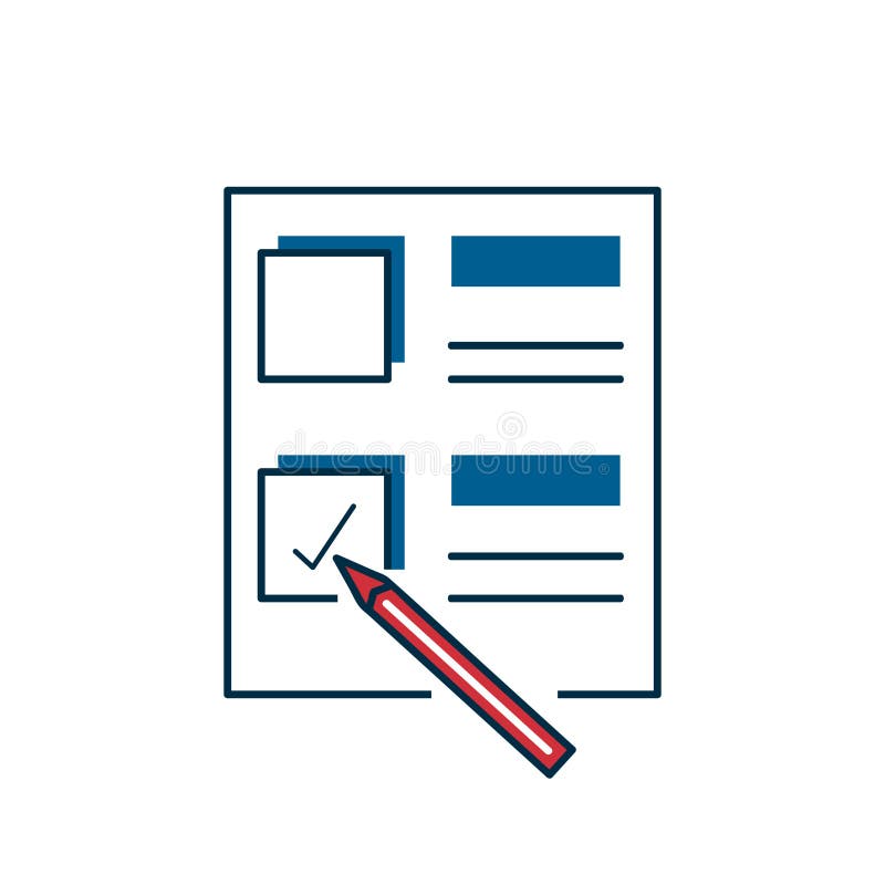 Check Box. Vector Illustration Decorative Design Stock Vector ...