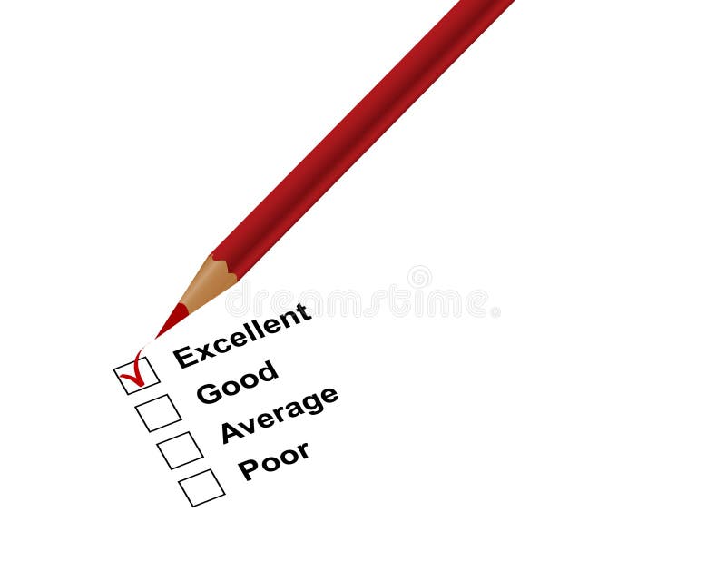 Excellent results stock illustration. Illustration of checkbox - 13675812