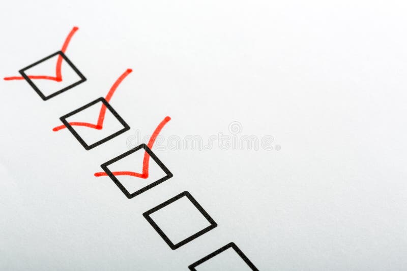 Check boxes stock photo. Image of decisions, choice, office - 49341340