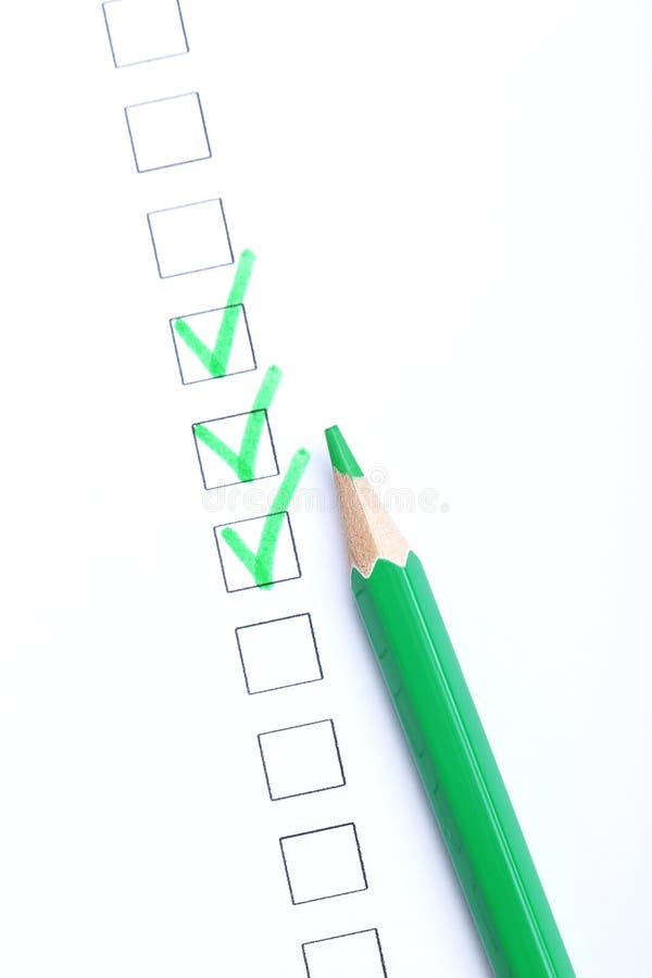 Check boxes stock image. Image of education, question - 81331703