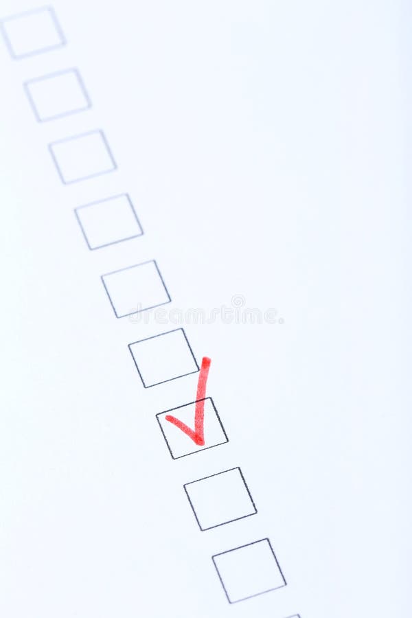 Check boxes stock photo. Image of choice, report, form - 91104754