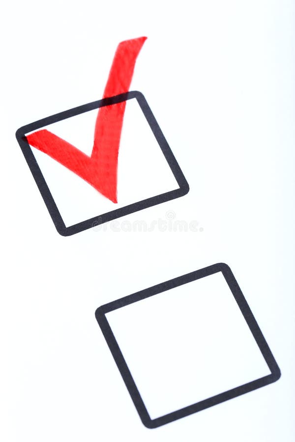 Check boxes stock photo. Image of business, education - 99940996