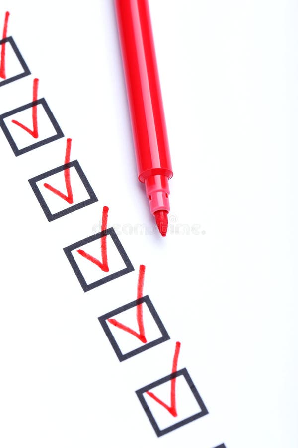 Check boxes stock photo. Image of paper, education, school - 102608690