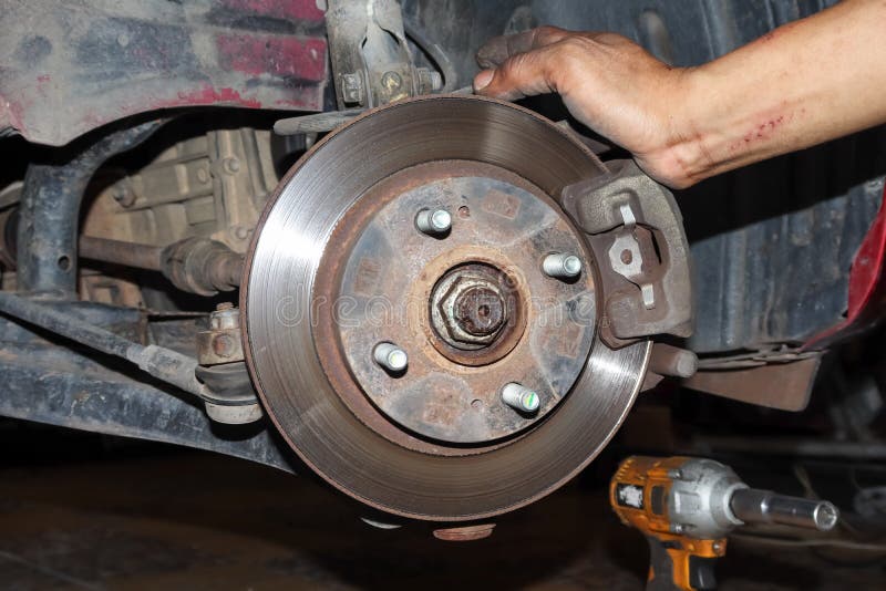 Check brake stock image. Image of professional, inspection - 215525699