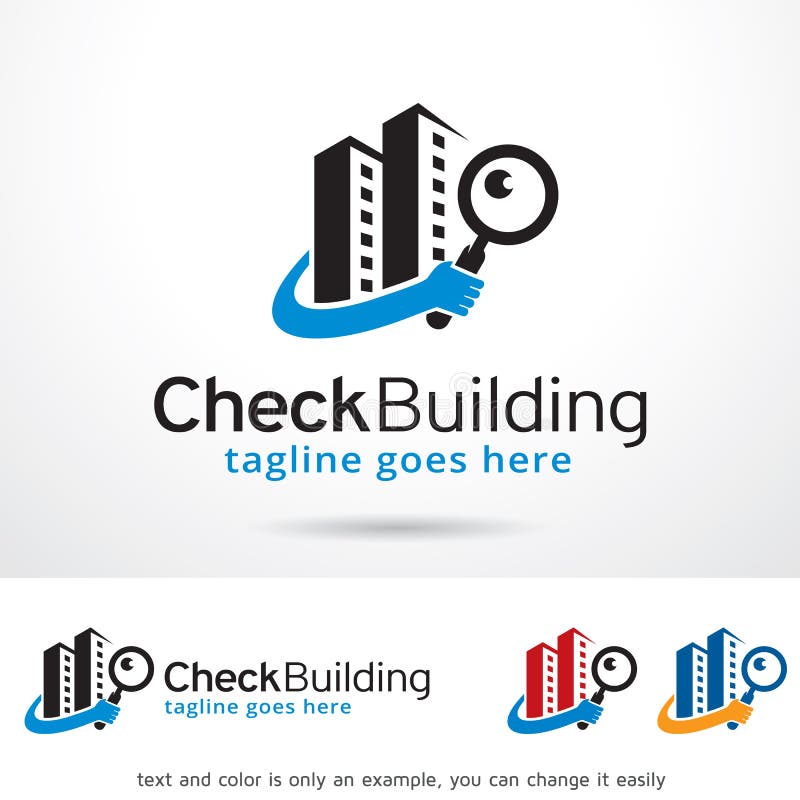 Check Building Logo Template Design Vector Stock Vector - Illustration ...