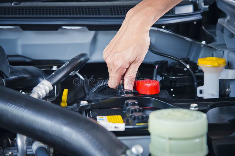 Check the car engine. stock image. Image of motor, automotive - 78459687