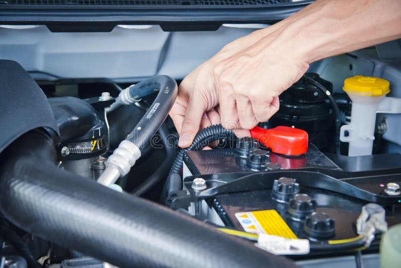 Check the car engine. stock photo. Image of fluid, small - 78460318