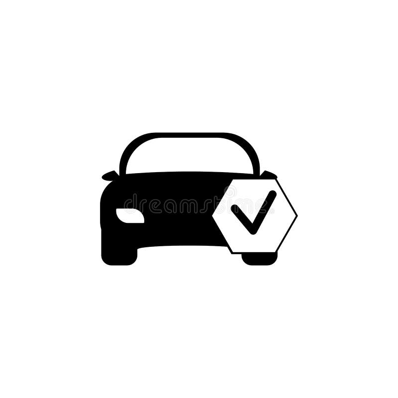 Check car icon stock vector. Illustration of handyman - 105404027