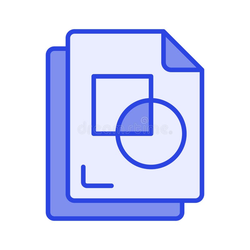 Check this Carefully Crafted Colors File Vector in Trendy Style Stock ...