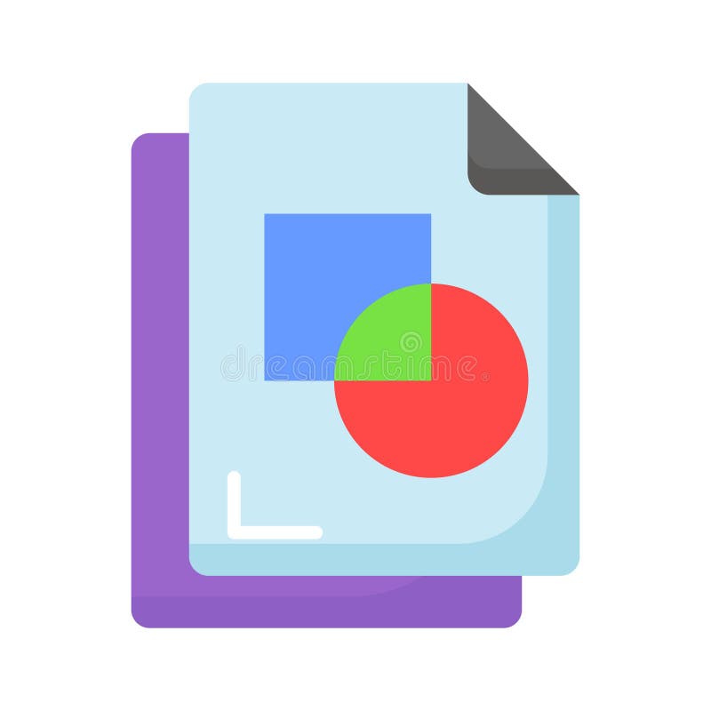 Check this Carefully Crafted Colors File Vector in Trendy Style Stock ...