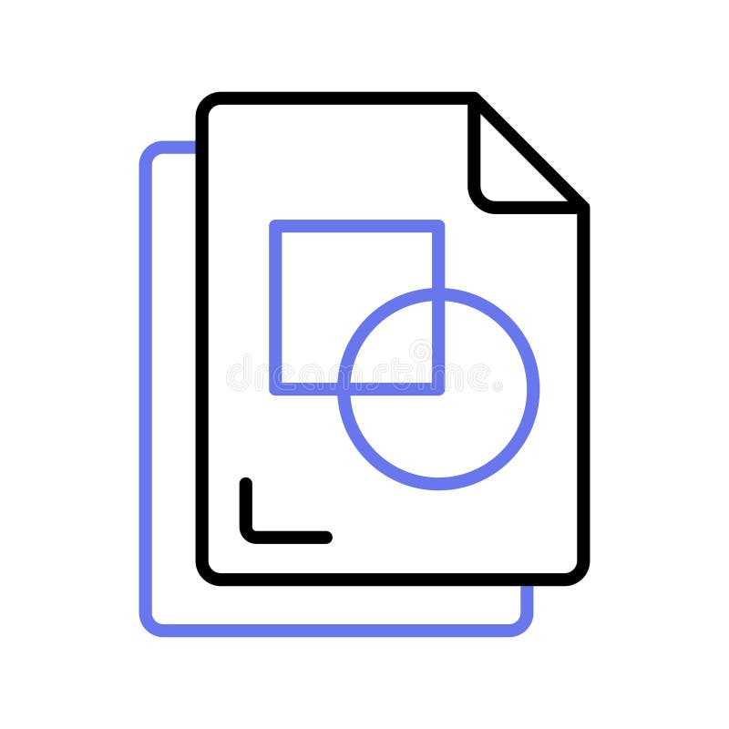 Check this Carefully Crafted Colors File Vector in Trendy Style Stock ...