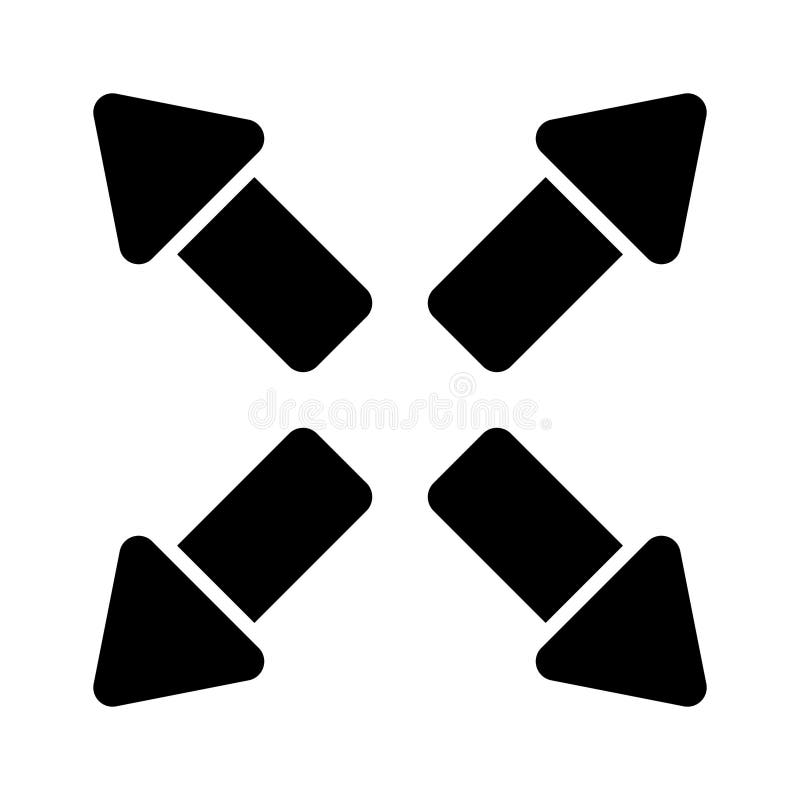 Check this Carefully Crafted Icon of Directional Arrows Stock Vector ...