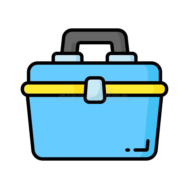 Check this Carefully Crafted Icon of Portable Cooler, Beach Box Vector ...