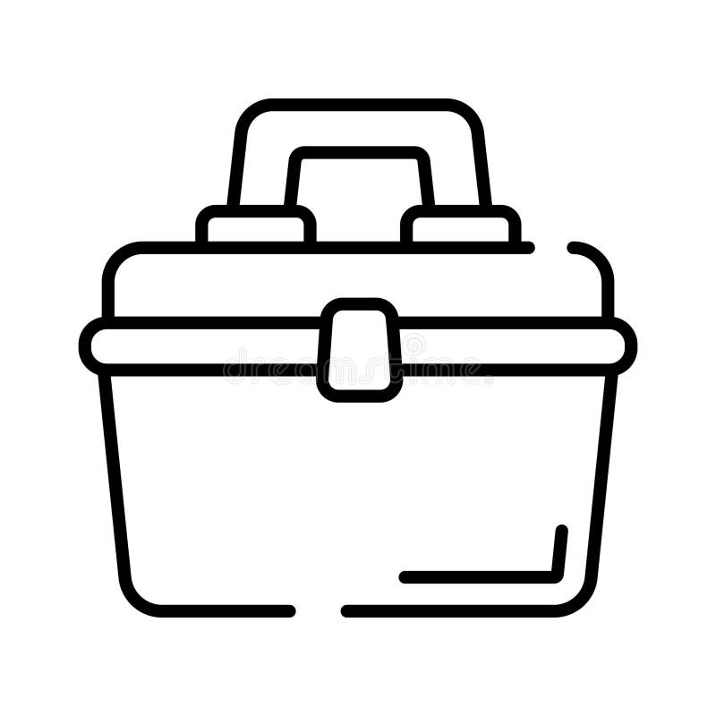 Check this Carefully Crafted Icon of Portable Cooler, Beach Box Vector ...