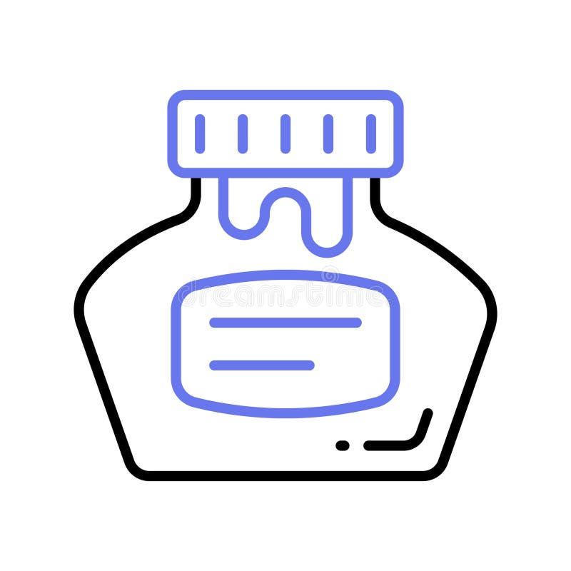 Check this Carefully Crafted Vector of Inkpot in Modern Style Stock ...