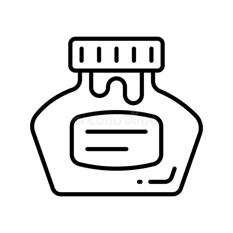 Check this Carefully Crafted Vector of Inkpot in Modern Style Stock ...