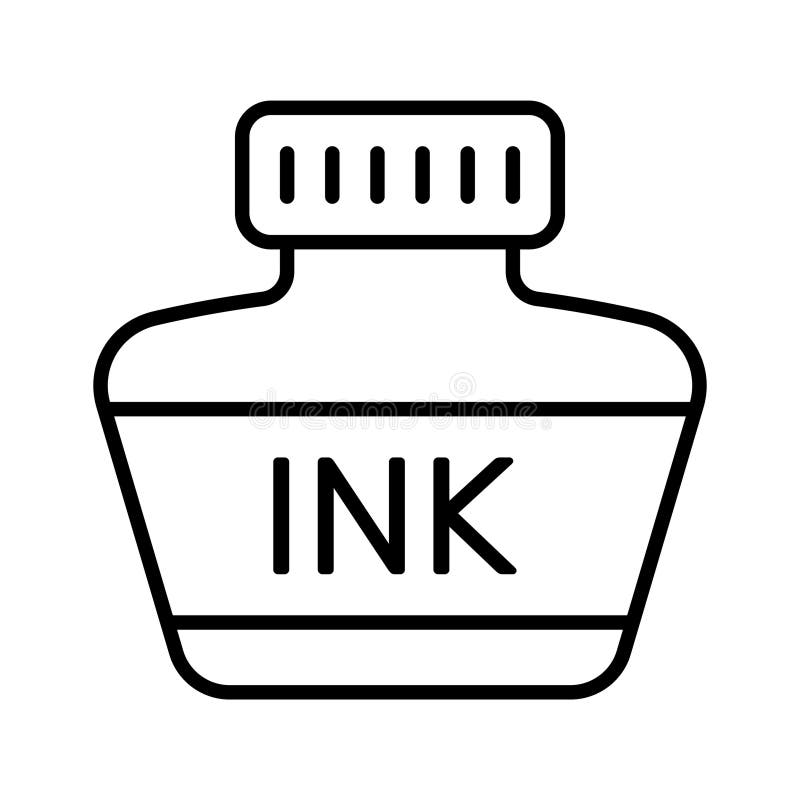 Check this Carefully Crafted Vector of Inkpot in Modern Style Stock ...