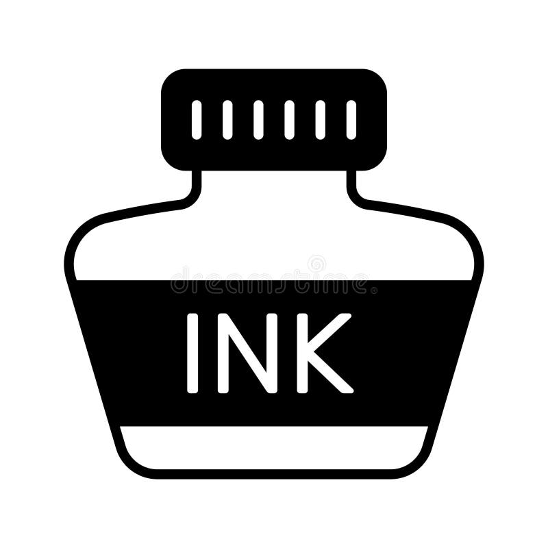 Check this Carefully Crafted Vector of Inkpot in Modern Style Stock ...