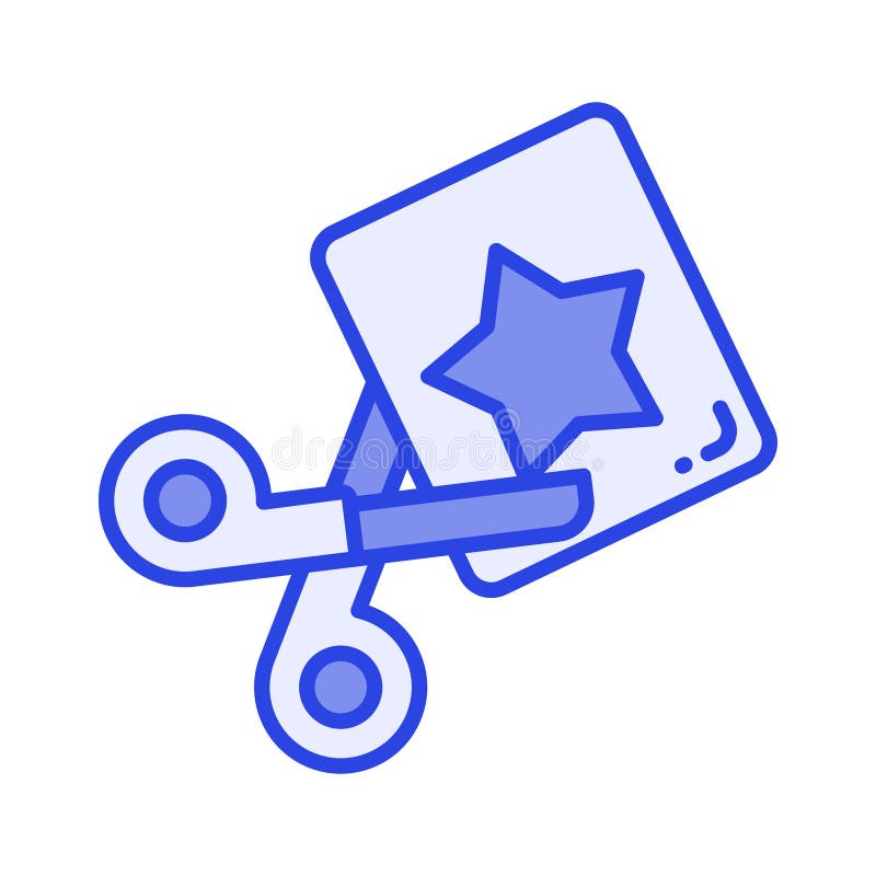 Check this Carefully Designed Icon of Paper Cutter, Scissors Vector ...