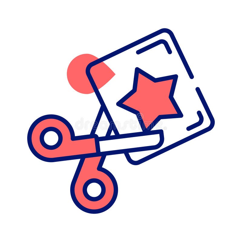 Check this Carefully Designed Icon of Paper Cutter, Scissors Vector ...