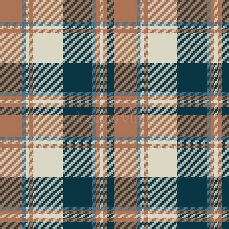 Check Classic Dark Plaid Fabric Texture Seamless Pattern Stock Vector ...