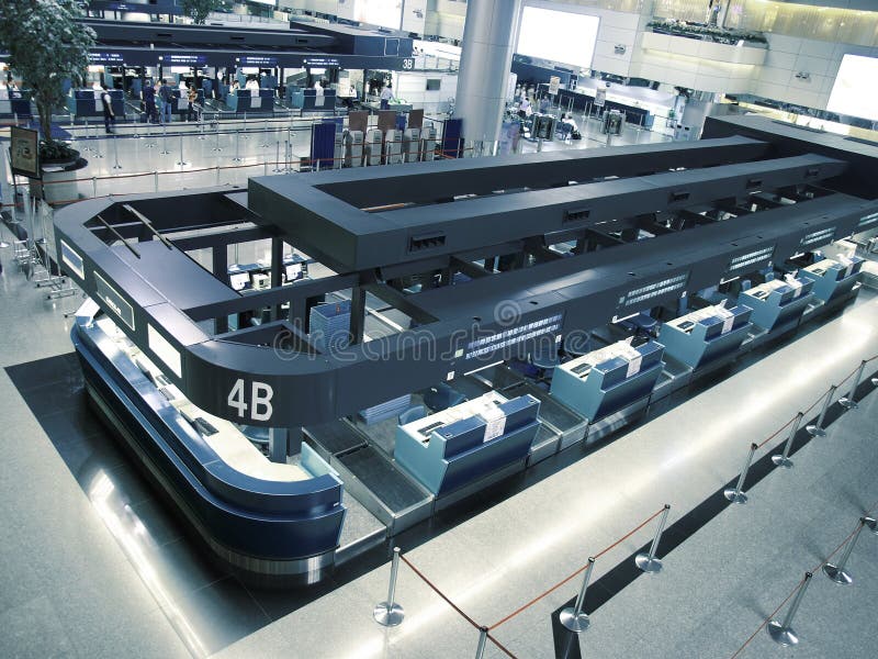 Check in Counter in Airport Stock Photo - Image of interior, chair ...