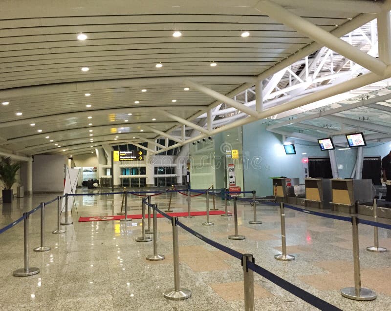 Check-in Counters at the Airport in Bali, Indonesia Editorial Photo ...