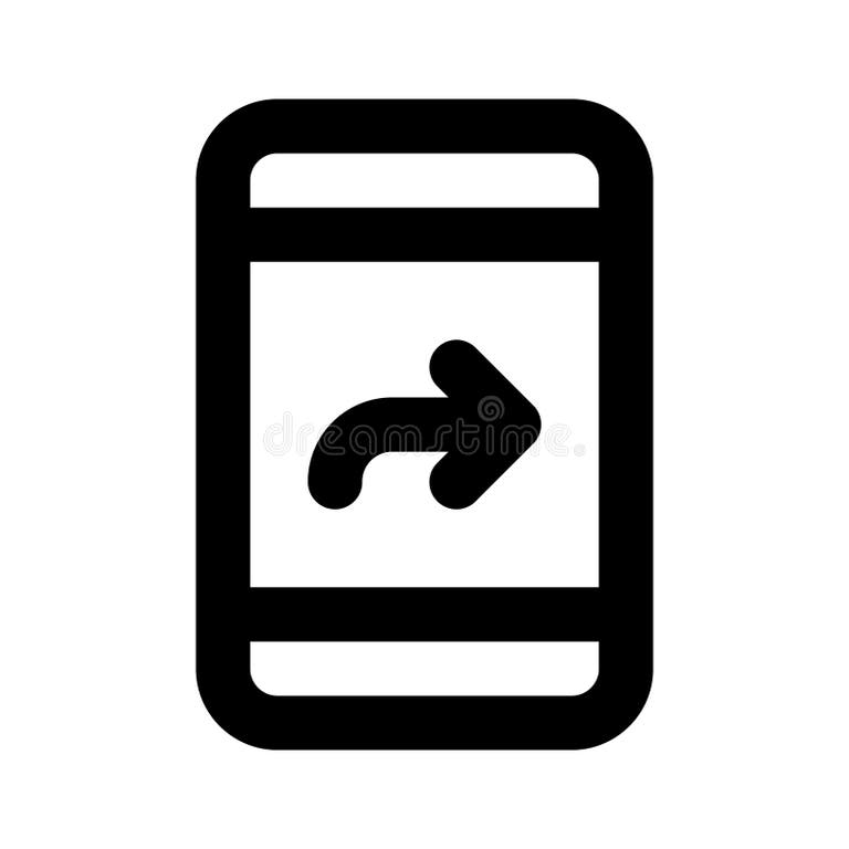 Check this Creative Icon of Call Forward, Ready To Use Vector Stock ...