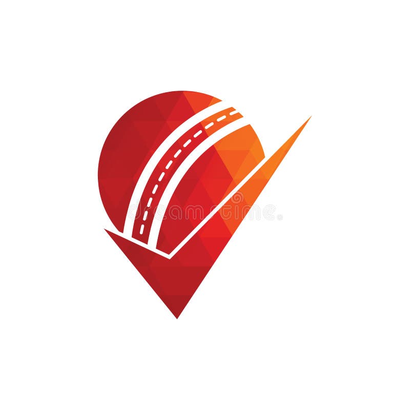 Check Cricket Vector Logo Design. Stock Vector - Illustration of ...