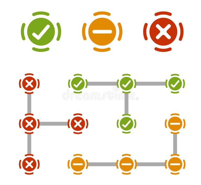 Check cross elements stock vector. Illustration of green - 35236250