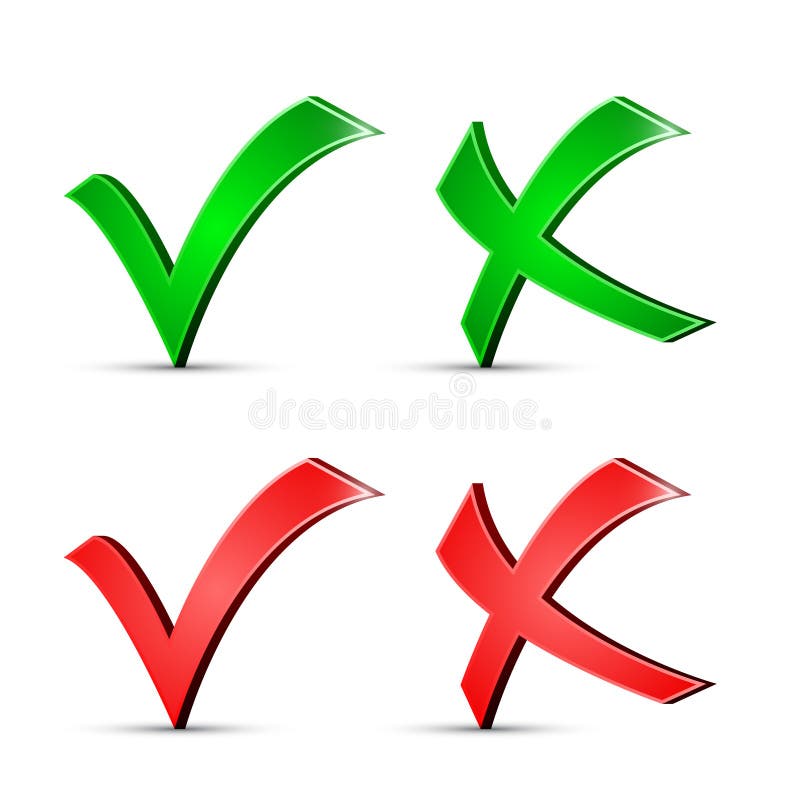 Cross Check Marks Stock Illustrations – 2,971 Cross Check Marks Stock ...