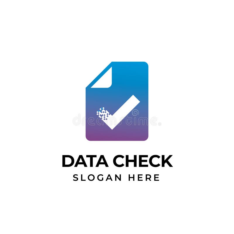 Check Document Logo Template Design. Doc Check Icon Symbol Design Stock ...