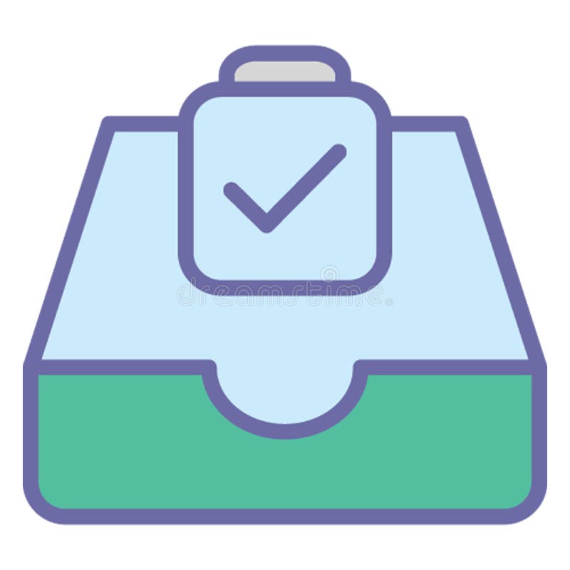 Check, Email Isolated Vector Icon Which Can Easily Modify or Edit Stock ...