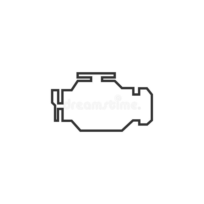 Check Engine Light Vector