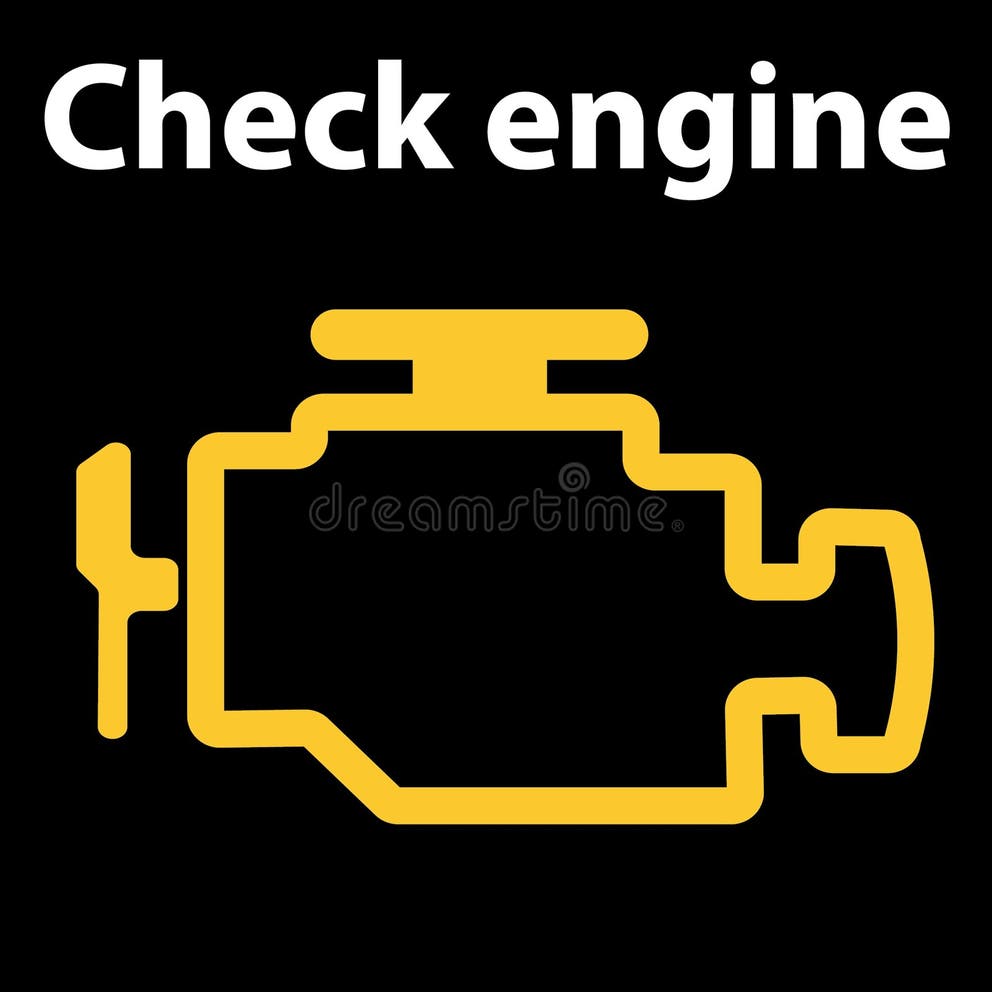 Check Engine Light Dashboard Stock Illustrations – 1,947 Check Engine ...