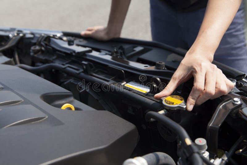 Car engine stock image. Image of checking, dirty, lubrication - 99815177