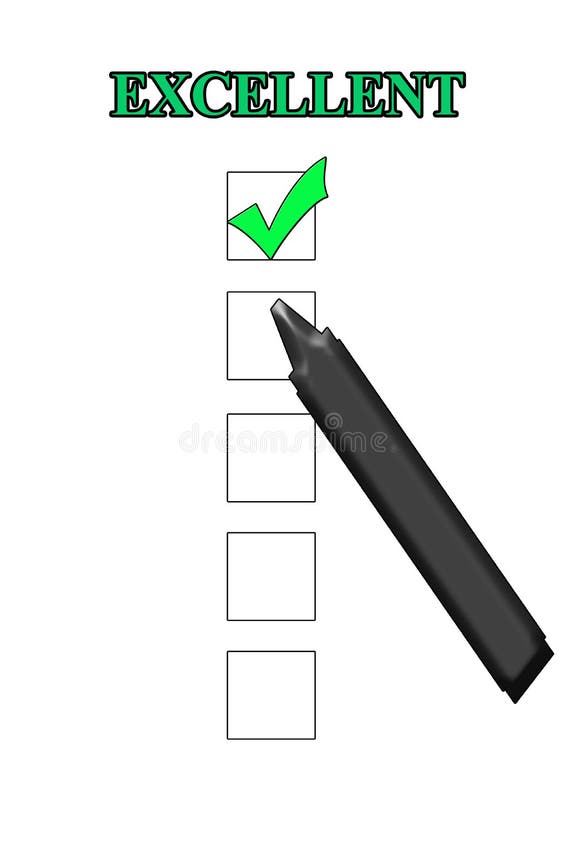 Check List Excellent Stock Illustrations – 914 Check List Excellent ...