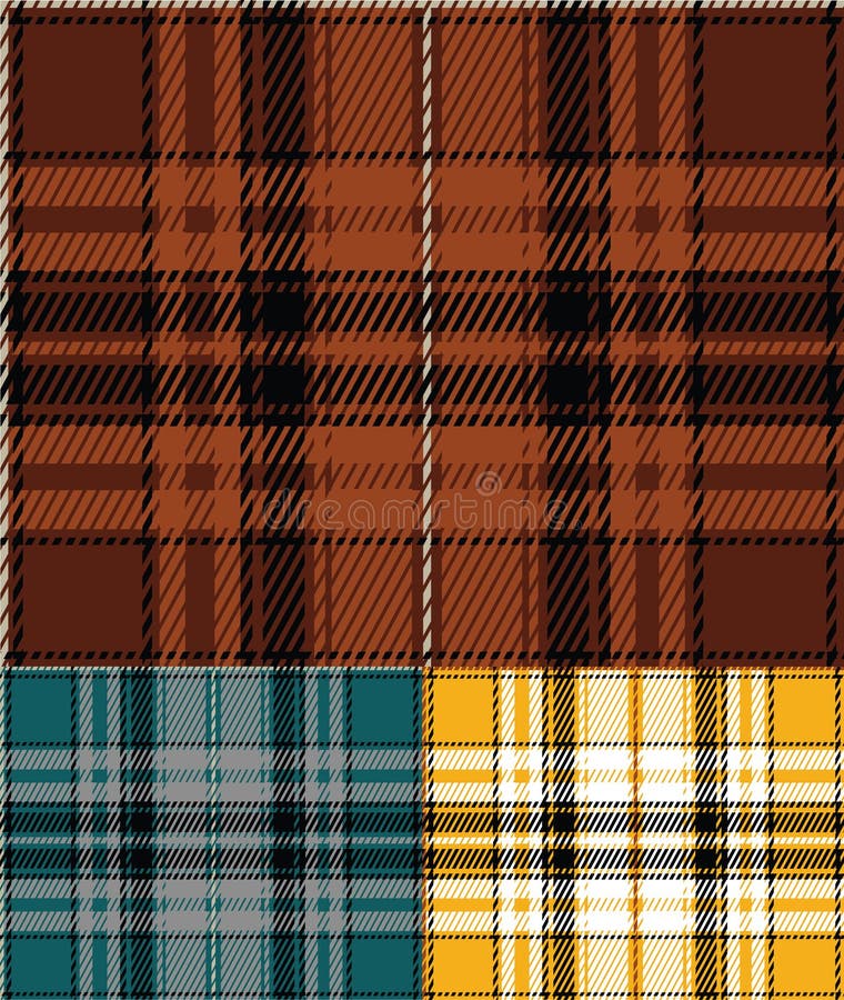 Check fabric pattern stock illustration. Illustration of modern - 8600763