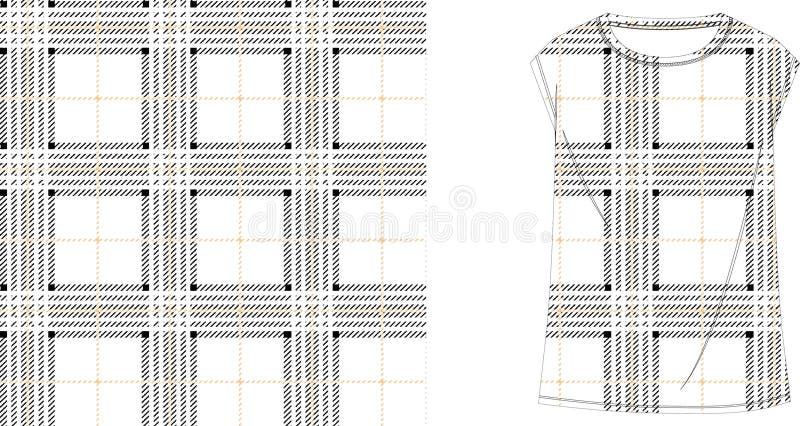 Check Fabric Texture. Vector Textile Print Design Stock Illustration ...