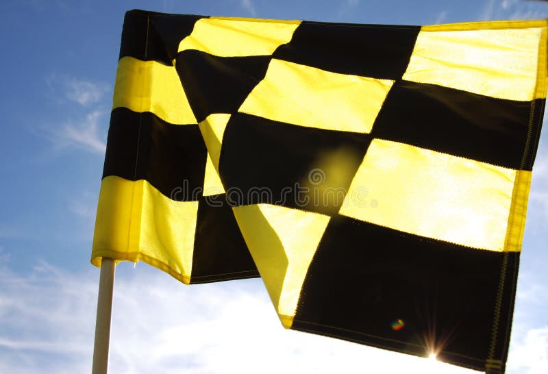 Check flag stock image. Image of check, wind, ball, bunkers - 3491267