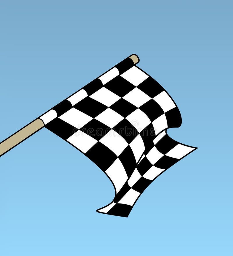 Check Flag stock illustration. Illustration of flag, prix - 587484