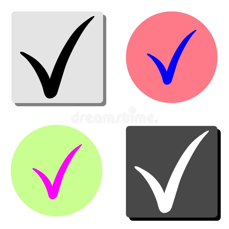 Check. flat vector icon stock vector. Illustration of check - 138670284