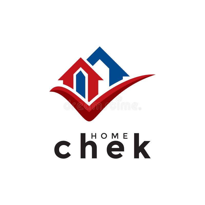 Check Home Simple Graphic Logo Design Vector Stock Vector ...