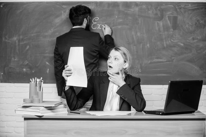 Check Homework. Write Down Your Task. Teachers Working in Pairs School ...