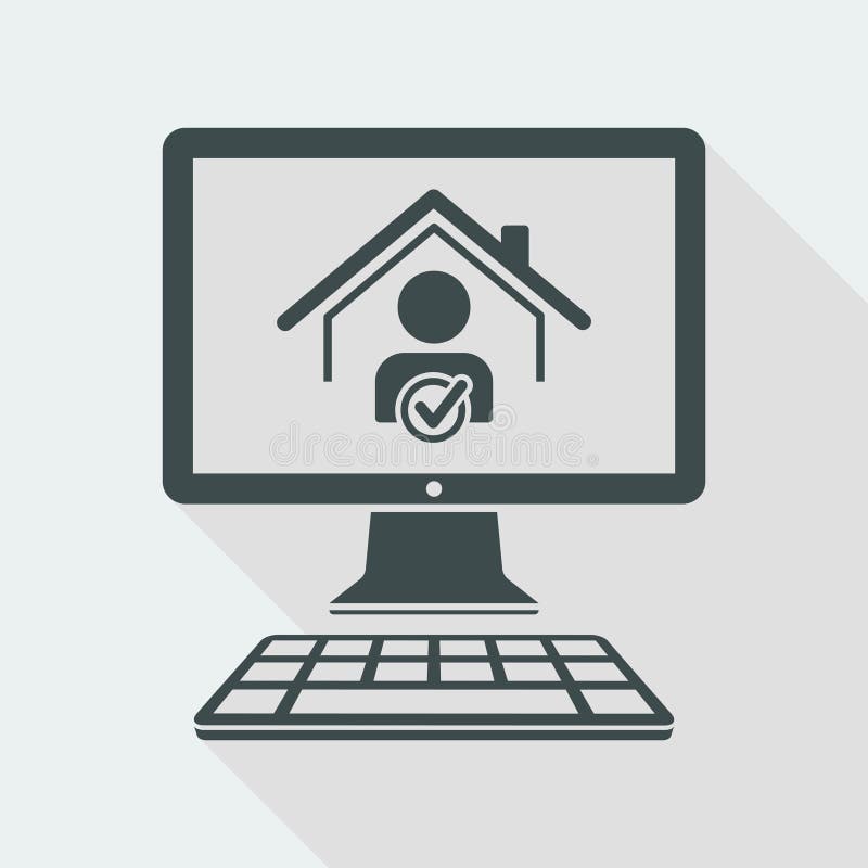 Check a house stock illustration. Illustration of abstract - 30986261